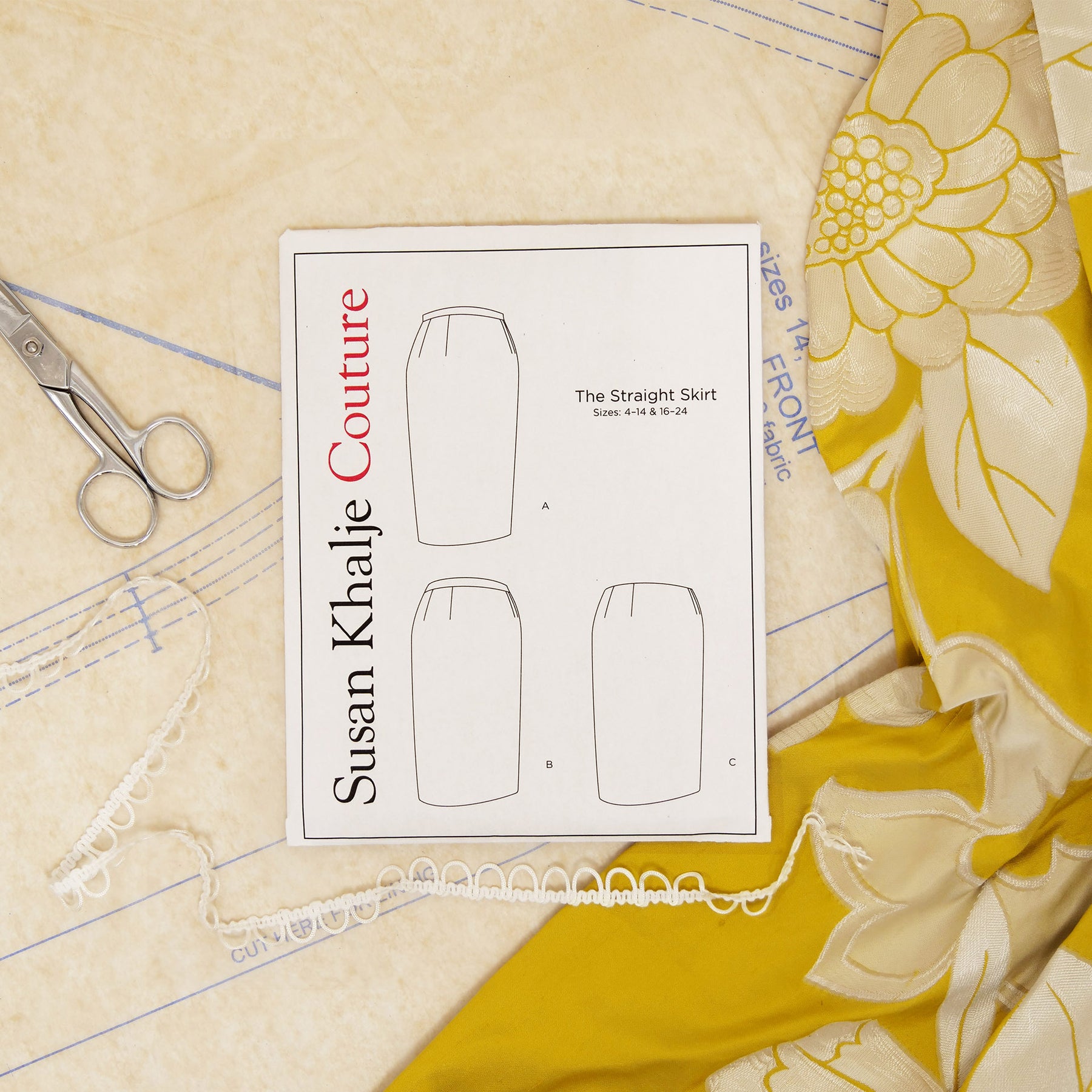 The Straight Skirt Pattern – Susan Khalje Couture